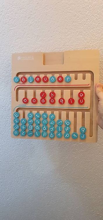 Jeu en bois pour apprendre à faire des mots (D'occasion) à La ...