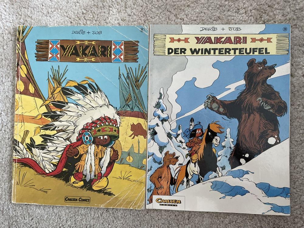 Zwei Carlsen Comics Hefte 2. & 1. Auflage Yakari Band 1 & 20 | Kaufen ...