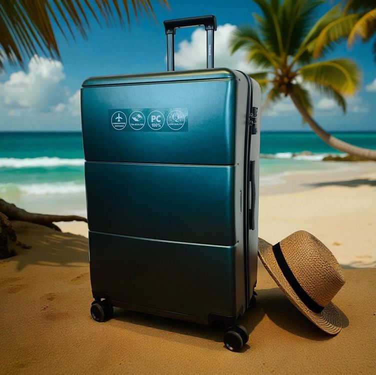 PC TSA Koffer Reisekoffer Gr. XL gateBAG 77cm Grün NEU (Neu und ...