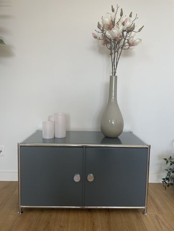 Flexcube Sideboard / Badezimmermöbel petrol/grau mit Türen | Kaufen auf Ricardo