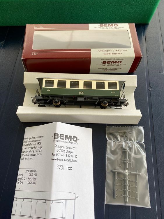 Bemo RhB 2-Achser B 2075 grün/creme H0m | Kaufen auf Ricardo