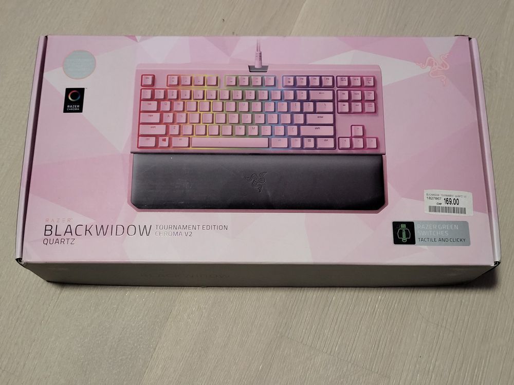 Razer Blackwidow Pink Keyboard Rosa Tastatur Clavier Rose | Kaufen auf ...