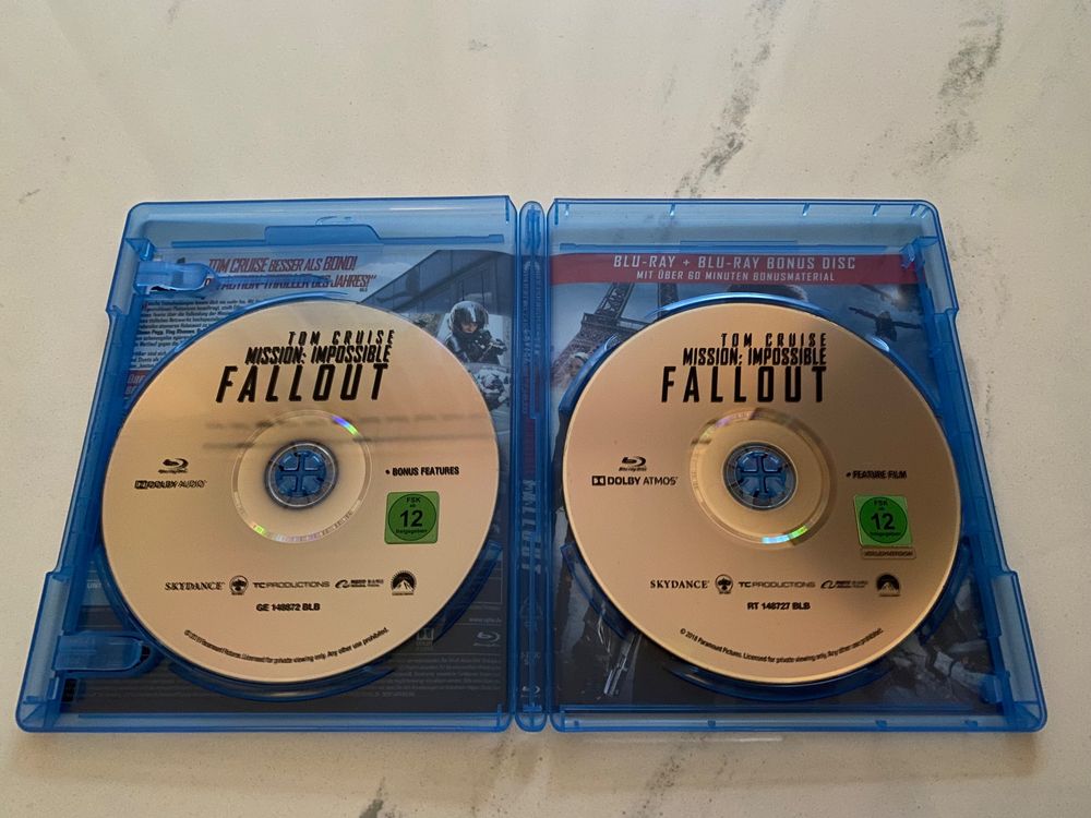 Mission: Impossible 6 - Fallout (Blu-ray) - 2 Discs (Neu (gemäss ...