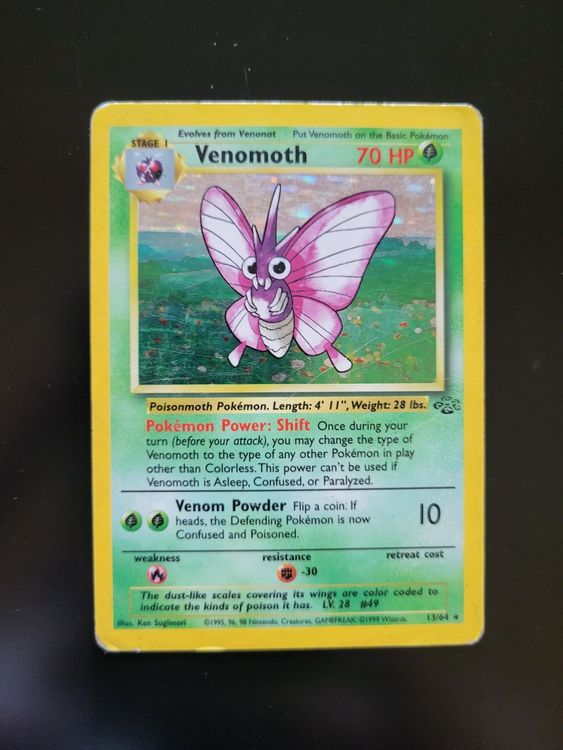 Pokemon Venomoth Holo EN (Gebraucht) in oberbuchsiten für CHF 8 – mit ...