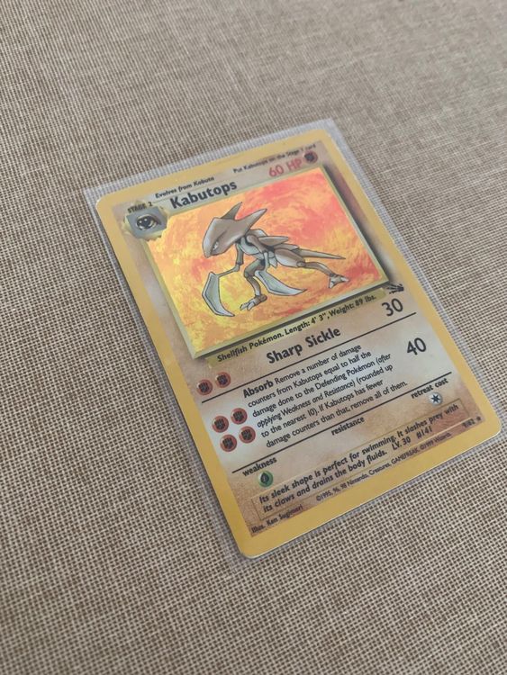 Pokemon Kabutops Holo Fossil (ENG) (Gebraucht) in Fislisbach für CHF 27 – mit Lieferung auf ...