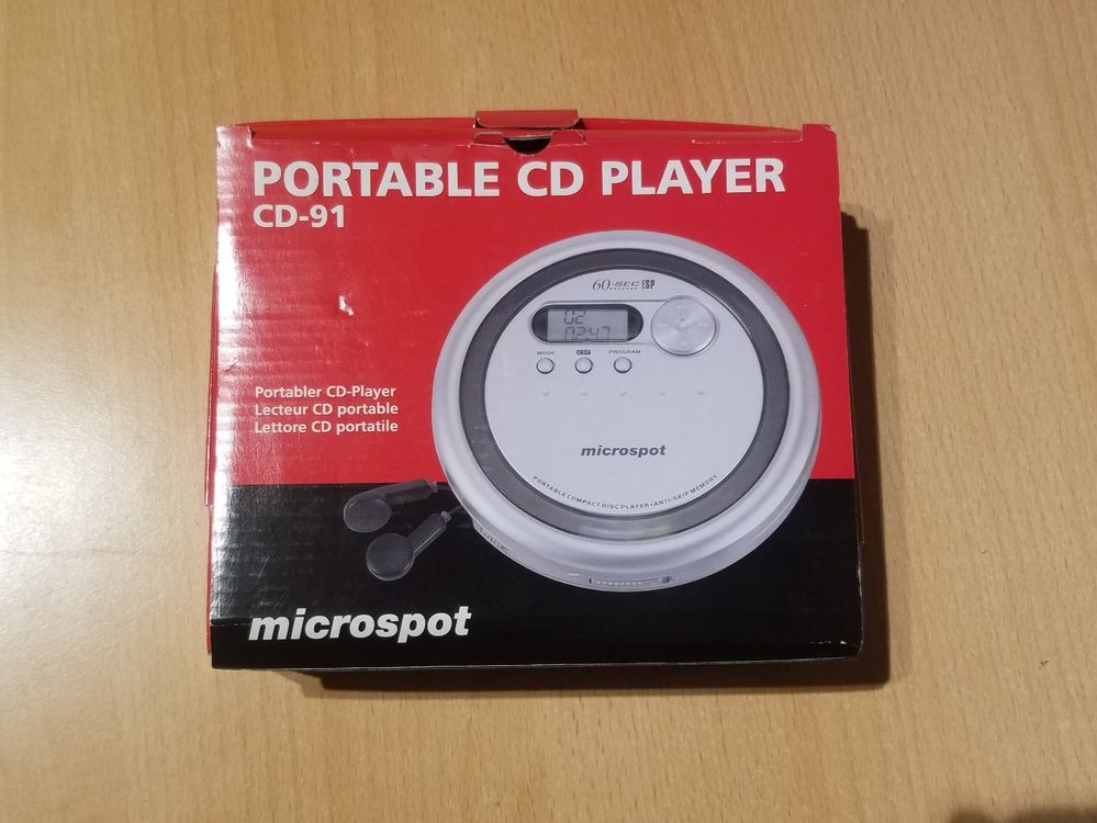 Discman CD 91 - Portable CD Player mit Kopfhörer | Kaufen auf Ricardo