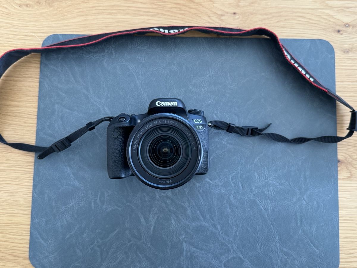 Canon EOS 77D + EF-S 18-135mm IS USM Nano USM + Zubehör (D'occasion) à ...