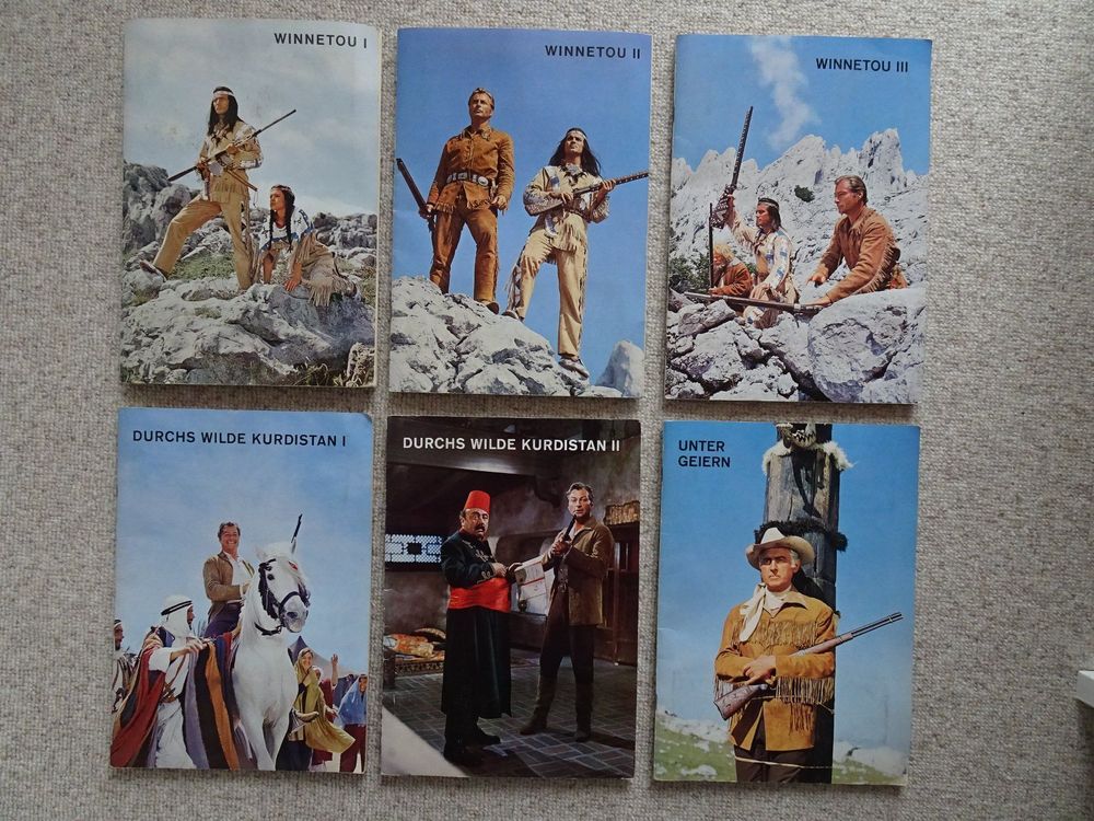 Sammlung 6 Sammelhefte komplett - Winnetou I-III etc. | Kaufen auf Ricardo