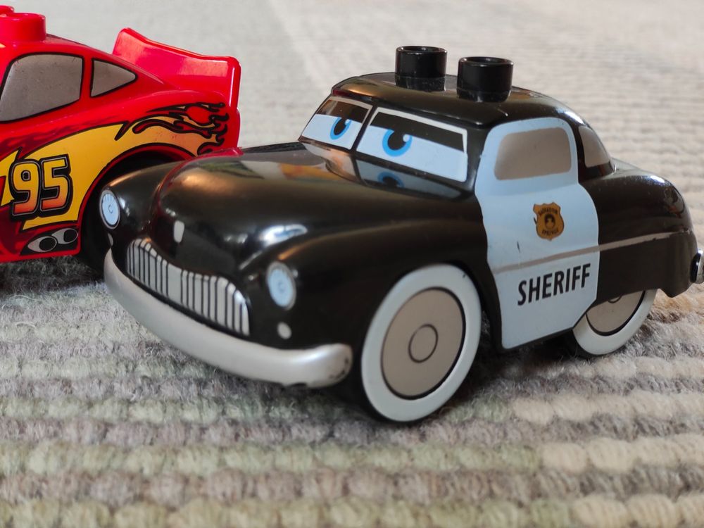 LEGO Duplo Cars Sheriff und Lightning McQueen (Gebraucht) in ...