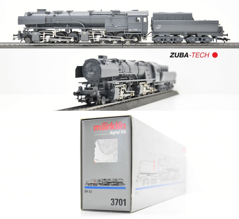 Märklin 3701 E-Lok BR 53 DB H0 WS Digital mit OVP (Gebraucht) in St ...
