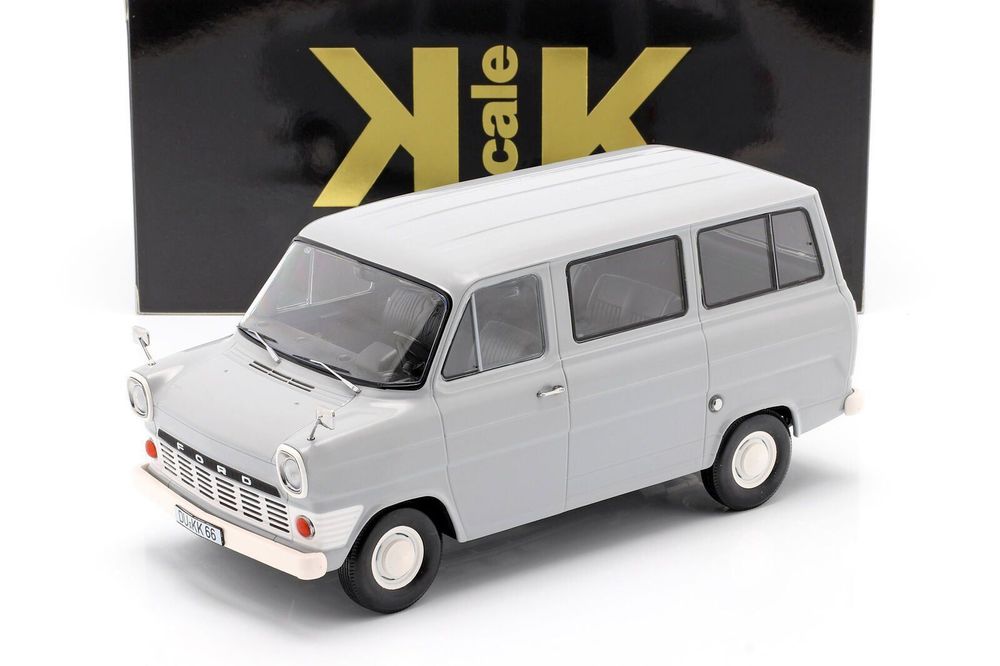 Ford Transit MK I Bus Phase I 1965-1970 grau / weiss 1:18 (Neu und ...
