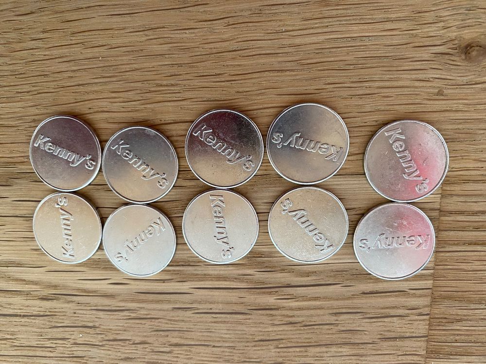 10 Kenny's Jetons (Gebraucht) in Vilters für CHF 4 – mit Lieferung auf Ricardo kaufen