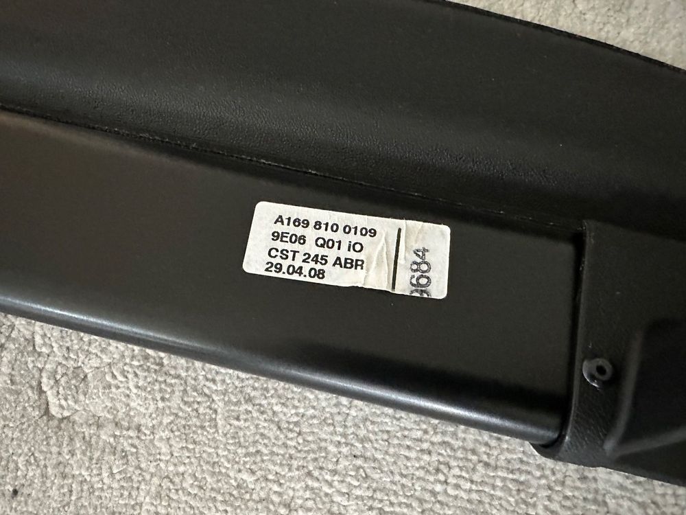 Mercedes Benz B-Klasse W245 Laderaumabdeckung Kofferraumabde (Gebraucht ...