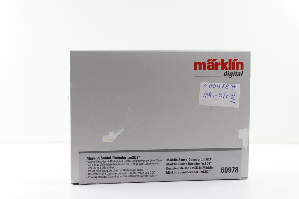 Märklin 60978 Sound-Decoder "mSD3" 21pol (Neu (gemäss Beschreibung)) in ...
