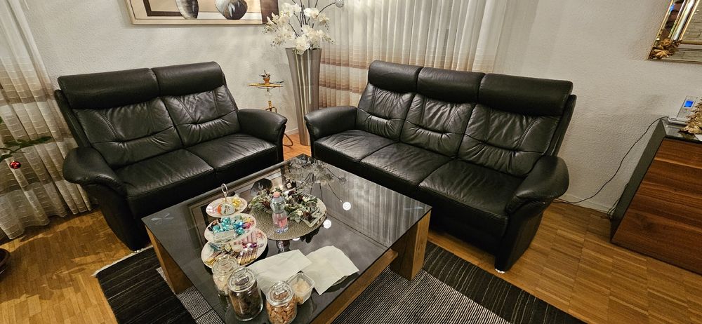 Polstergruppe Leder, 3er und 2er Ledersofa | Kaufen auf Ricardo