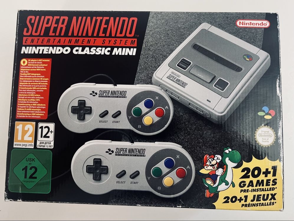 Super Nintendo Classic Mini - Konsole mit 2 Controller (Gebraucht) in ...