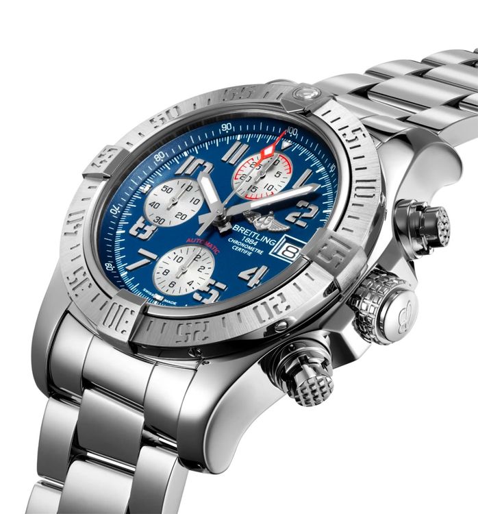 BREITLING Avenger II Chronograph Blue - Fullset (Gebraucht) in ...