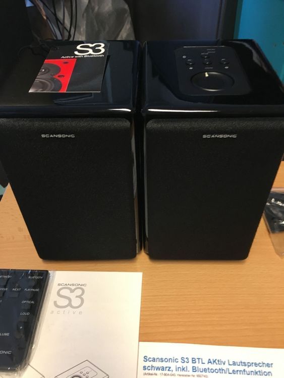 Scansonic S3 BTL scwarz (Paarpreis) (Neu (gemäss Beschreibung)) in ...
