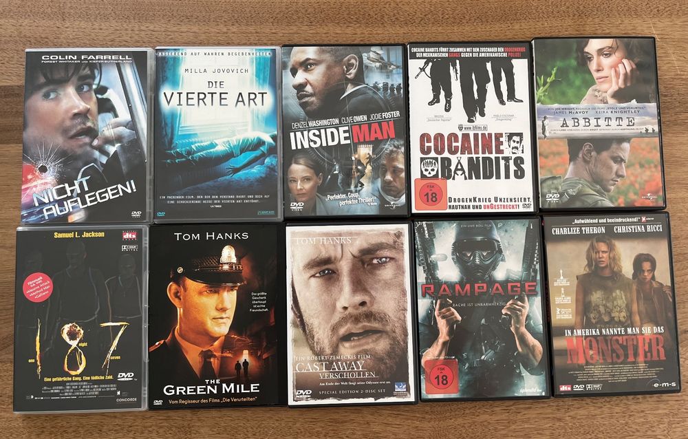 10 Top DVD‘s „diverse“ (Gebraucht) in Madetswil für CHF 3.5 – mit ...