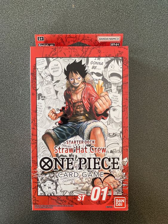 One Piece ST01 Straw Hat Crew Starter Deck ENG Version (Neu und ...