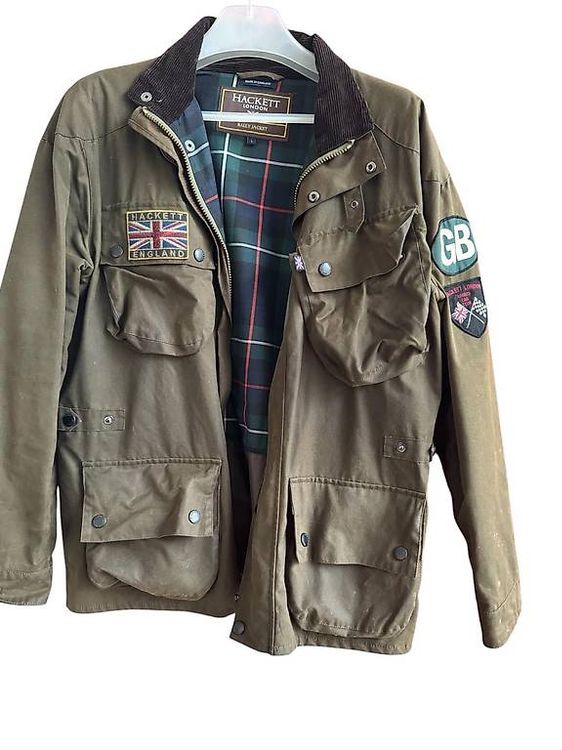 Original HACKETT Waxed Racing Jacket London (Gebraucht) in Embrach für ...