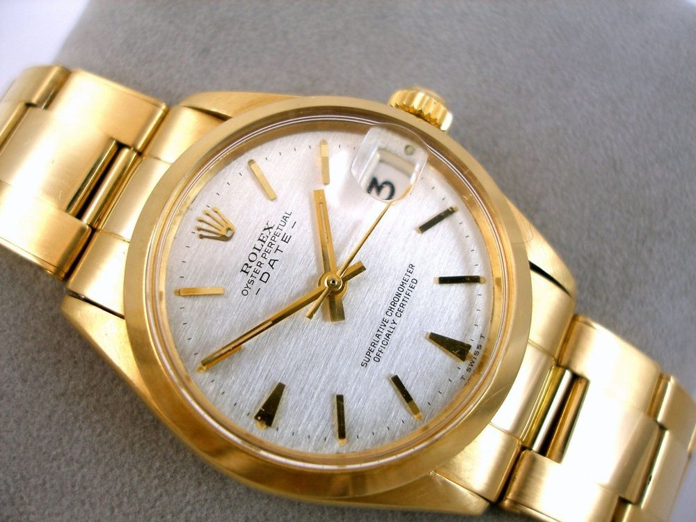 ROLEX OYSTER DATE 18K 1971 REF. 6624 VINTAGE AUTOMATIK (Gebraucht) in ...