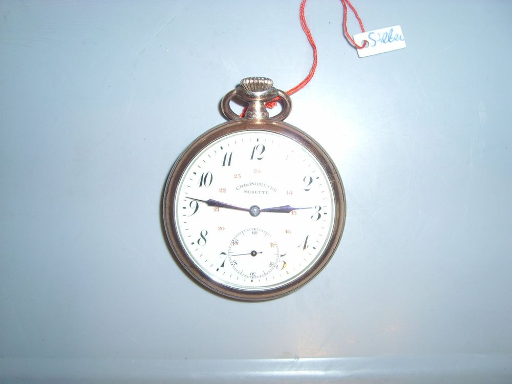 MUSETTE TASCHENUHR SILBER 800 CHRONOMETRE (Gebraucht) in Hombrechtikon ...