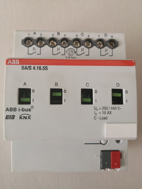 KNX ABB Aktor SA/S 4.16.5S (Gebraucht) in Steinen für CHF 68 – mit Lieferung auf Ricardo kaufen