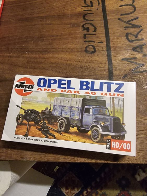 Airfix Opel Blitz mit Pak 40 HO/OO, Bausatz OVP (x) (Neu und ...