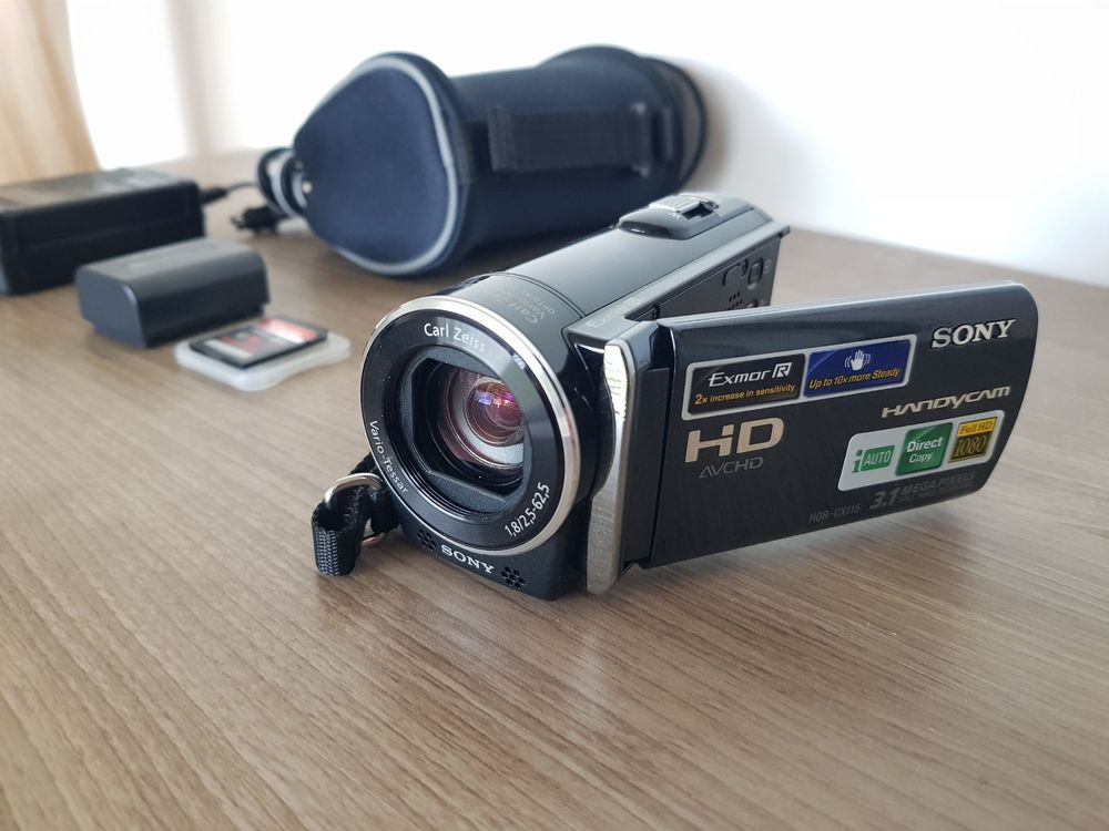 Sony HD Camcorder HDR-CX115 25x Zoom 3.1MP Touch - Top (Neu (gemäss ...