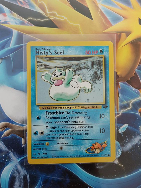 Misty's Seel - Vintage Pokémon TCG Karte (Gebraucht) in Altstätten SG ...