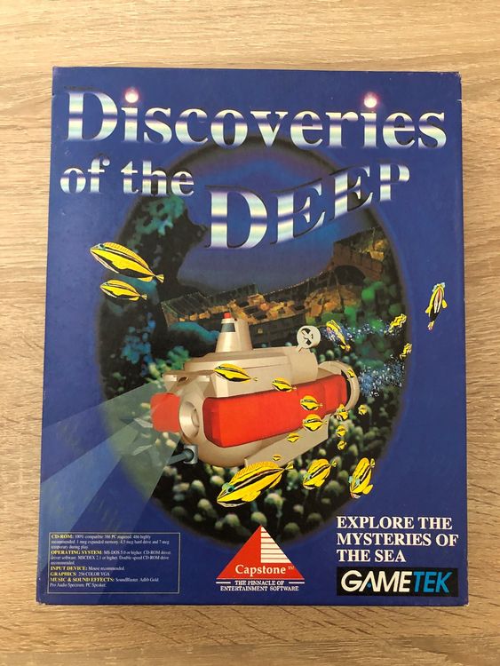 Discoveries of the deep PC CD Rom Big Box Computerspiel (Gebraucht) in ...