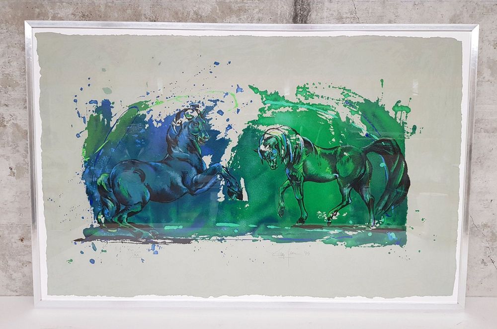Rolf Knie Serigrafie "Cavalli" (Gebraucht) in Obernau für CHF 243 – nur Abholung auf Ricardo kaufen