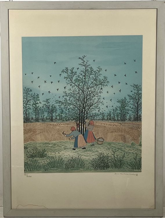 Ivan Lackovic (1932-2004) Grosse Lithographie, Handsigniert | Kaufen ...
