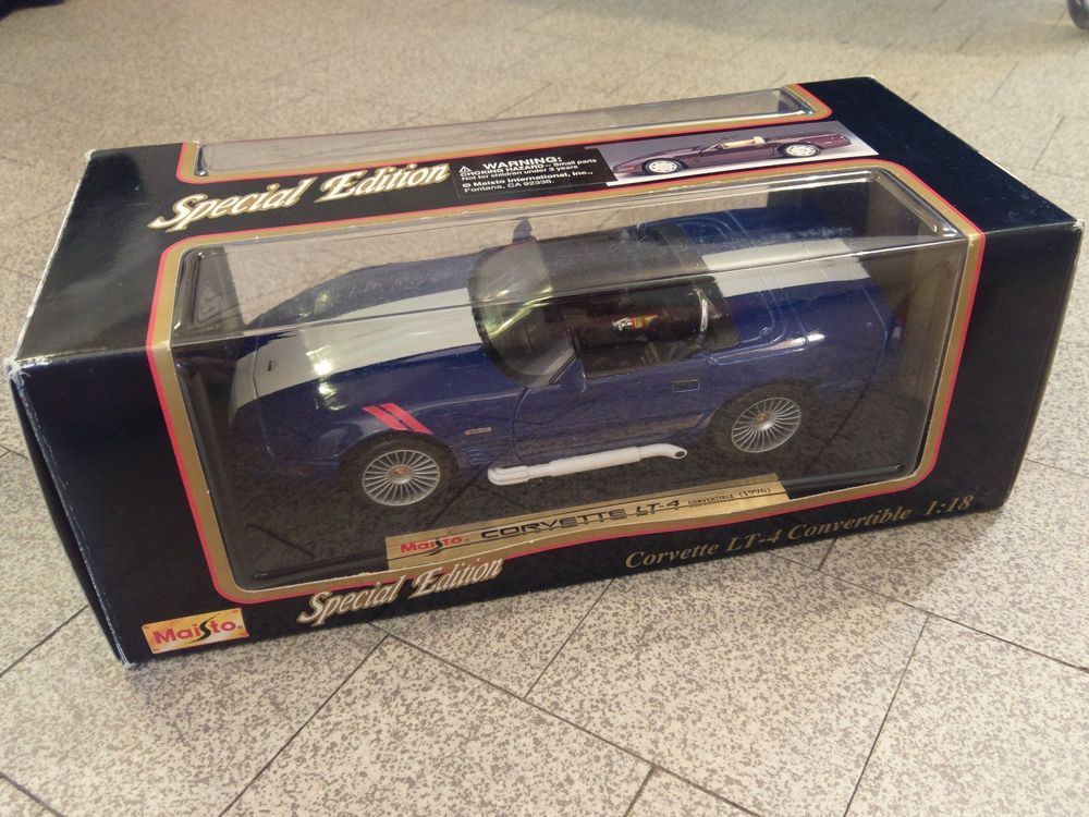Chevrolet Corvette C4 LT-4 Grand Sport Spyder 1:18 Maisto (Neuf (Voir ...