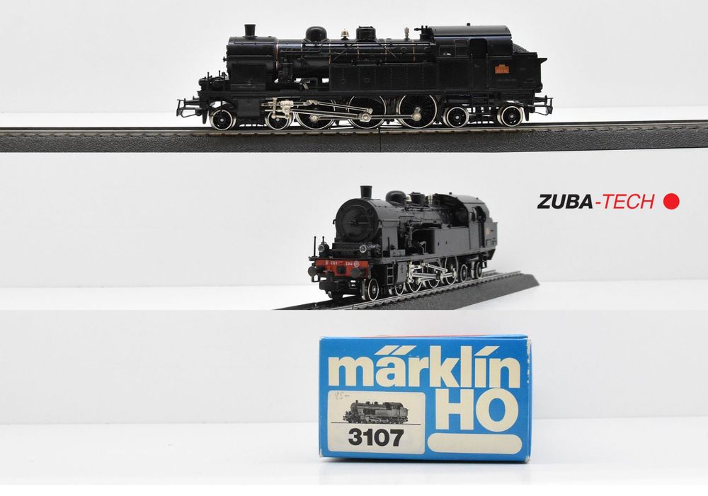 Märklin 3107 Dampflok Serie 232 SNCF H0 WS Analog mit OVP | Acheter sur ...