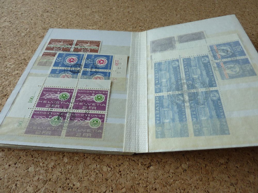 Mini- Büchlein mit 18 4er Blocks gestempelt Aemter (Gebraucht) in Chur für CHF 5 – mit Lieferung ...