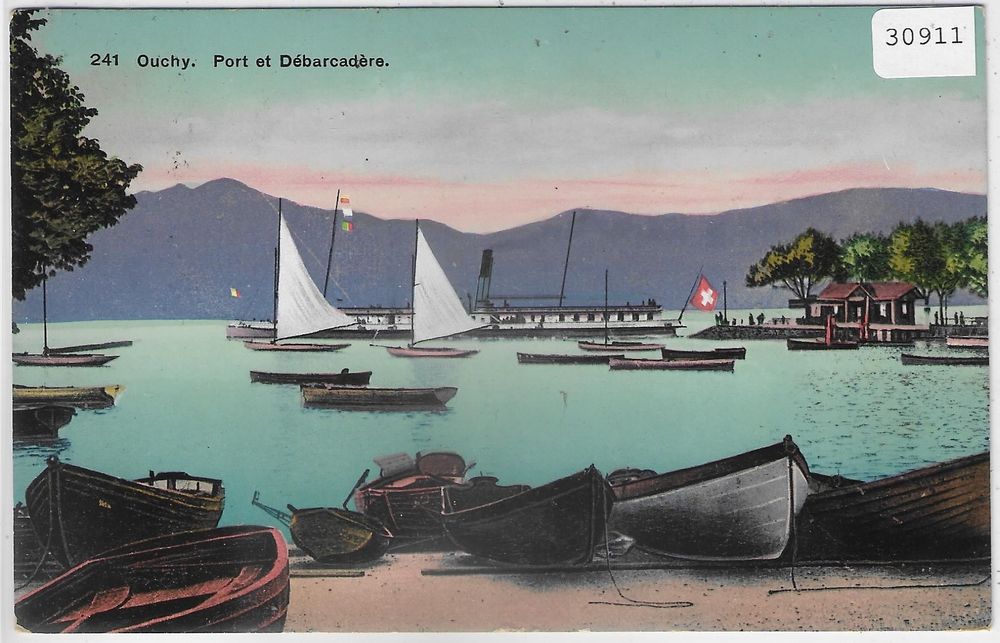 Ouchy - Port et Debarcadere - Litho (Gebraucht) in Ettingen für CHF 2 ...