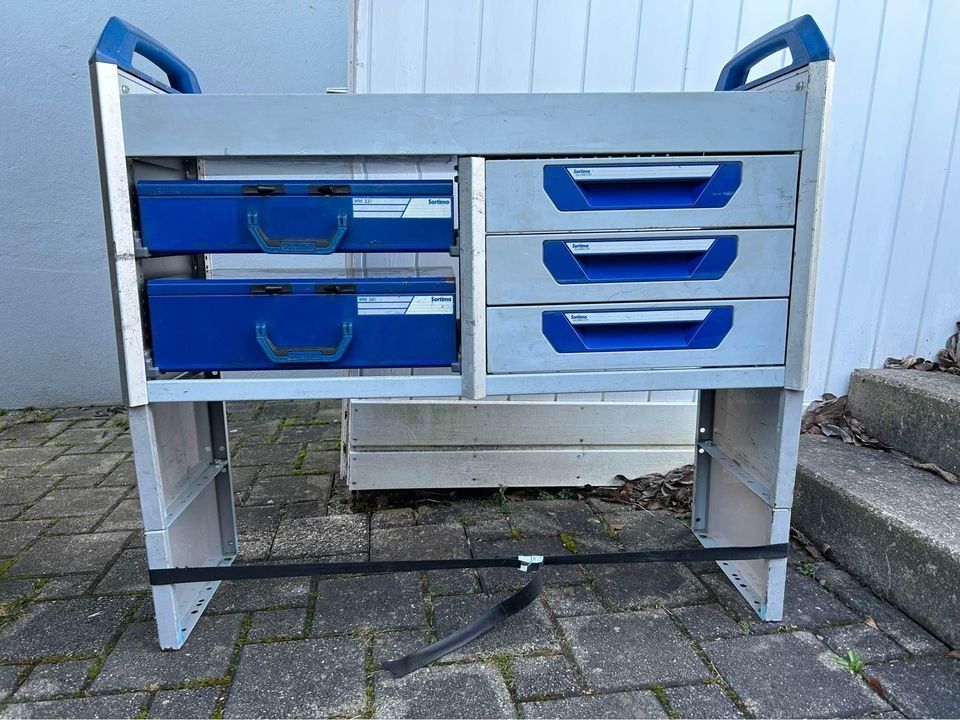 Sortimo Gestell mit 3 Schubladen und 2 Koffern | Kaufen auf Ricardo
