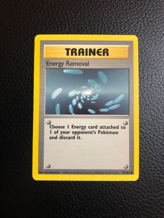 Base Set Energy Removal 92/102 Ab 1 (Gebraucht) in Paradiso für CHF 1 ...