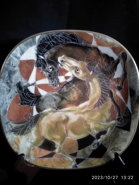 Rosenthal.Assiette en porcelaine fine. Hans Erni. (Gebraucht) in Nyon für CHF 10 – mit Lieferung ...