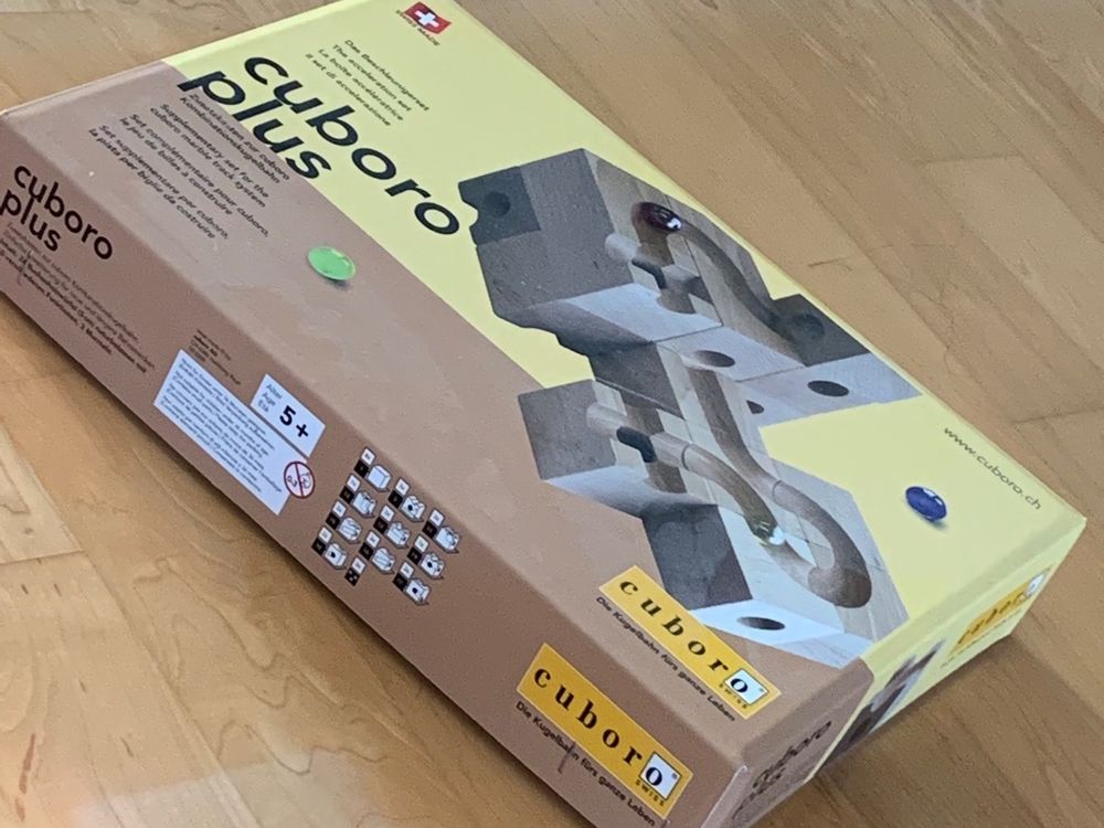 Cuboro Plus, das Beschleunigerset- Kugelbahnsystem (Gebraucht) in Wil ...