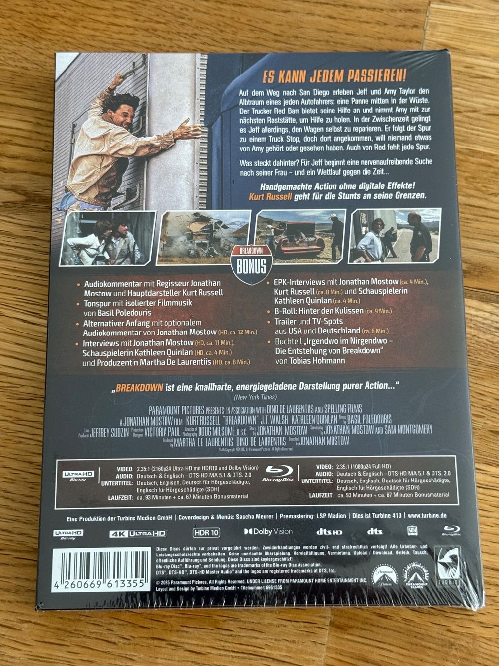 Breakdown 2-Disc Mediabook Cover A 4K OVP (Neu und originalverpackt) in ...