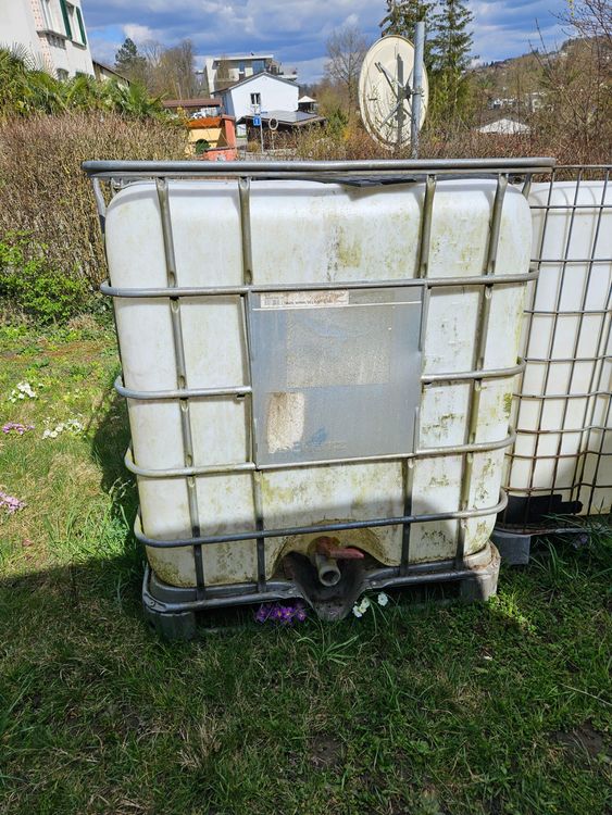 IBC Wassertank 1000L für Garten/Regenwasser (Gebraucht) in Wikon für ...