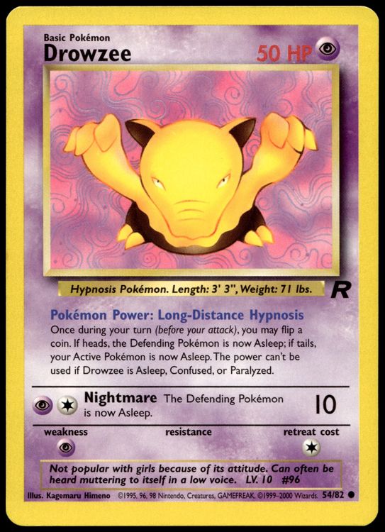Drowzee 54/82 Pokémon Team Rocket ab 1.- (Gebraucht) in Uster für CHF 1 ...