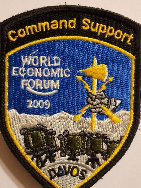 Police Badge WEF Davos 2009 Klett | Kaufen auf Ricardo