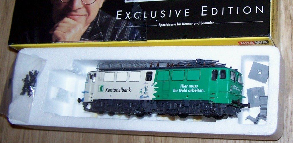 Brawa H0 0205.1 SOB Kantonalbank-Lok Ae 477 der Lookop, DC (Gebraucht ...