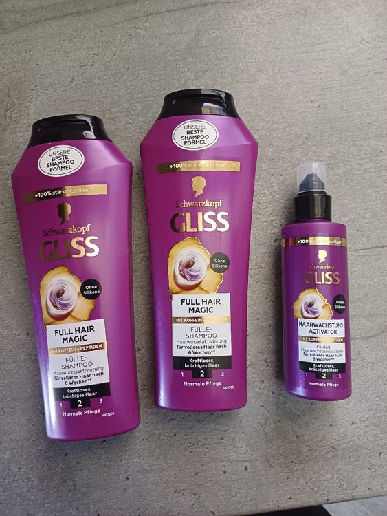 Gliss Full Hair Magic Set, Shampoo und Express-Kur (Neu (gemäss ...