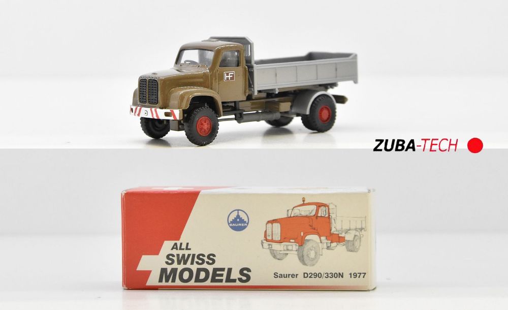 ALL SWISS MODELS Saurer D290/330N 1977 1:87 mit OVP (Neu (gemäss ...