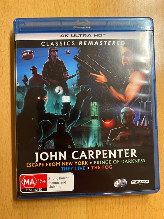 John Carpenter Collection 4k UHD Blu Ray 4 Filme | Kaufen auf Ricardo